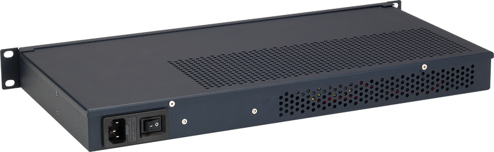 1U PI Case with power supply for max. 5 units Raspberry Pi 4