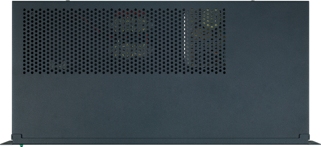 1U PI Case with power supply for max. 5 units Raspberry Pi 4